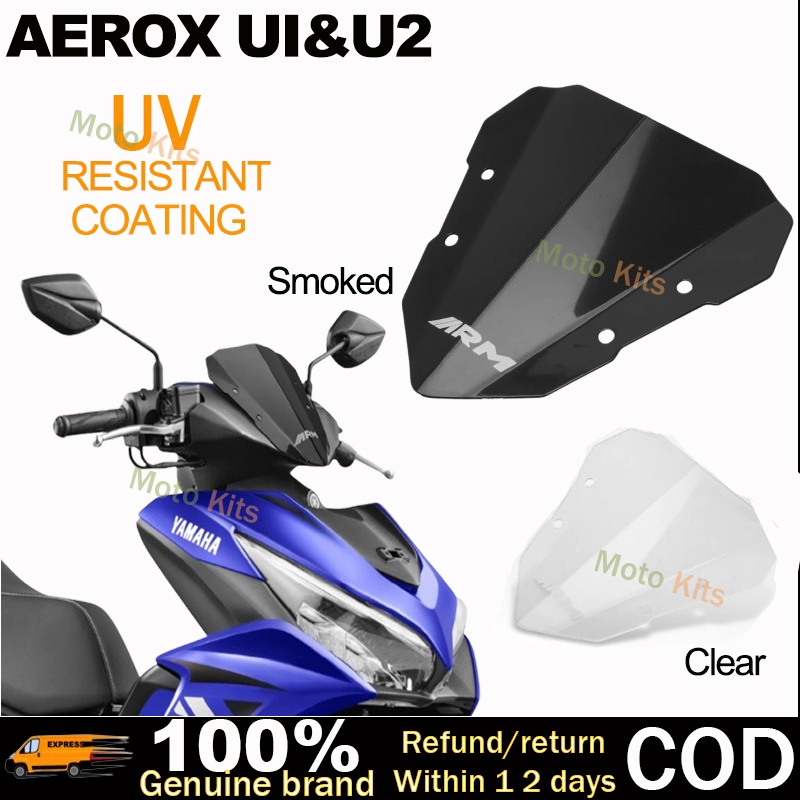 ARM Aerox v1&v2 Visor Windshield UV-Resistant Durable ABS Plastic ...