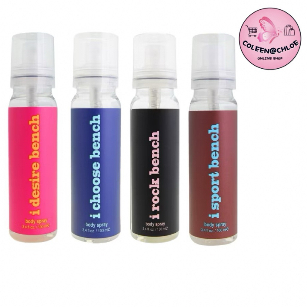 Bench Body Spray for Men Perfume 100ml [ l Desire, I Choose, I Rock, I ...