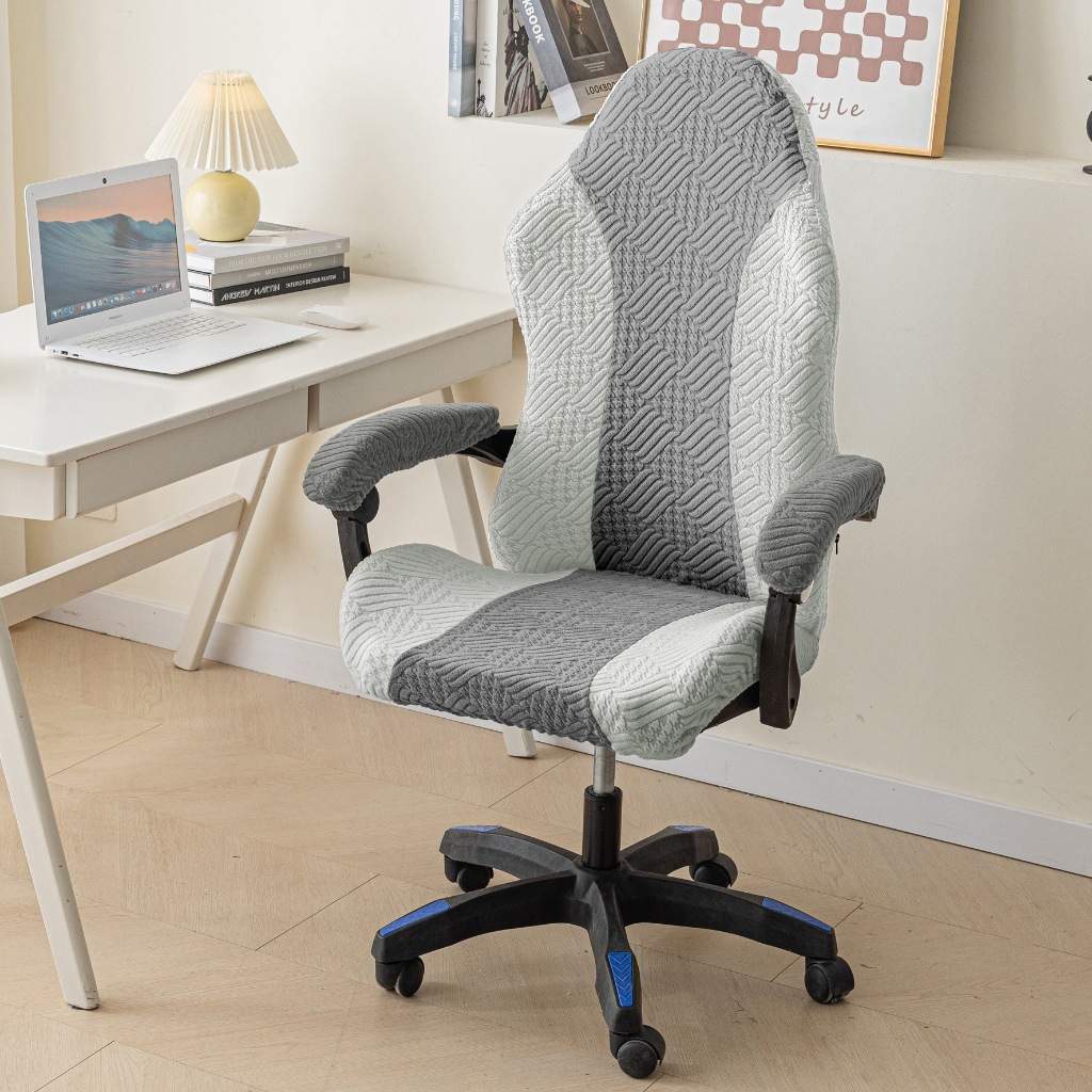 Gray Removable Gaming Cushion Chair Seat Cover Computer Gaming ...