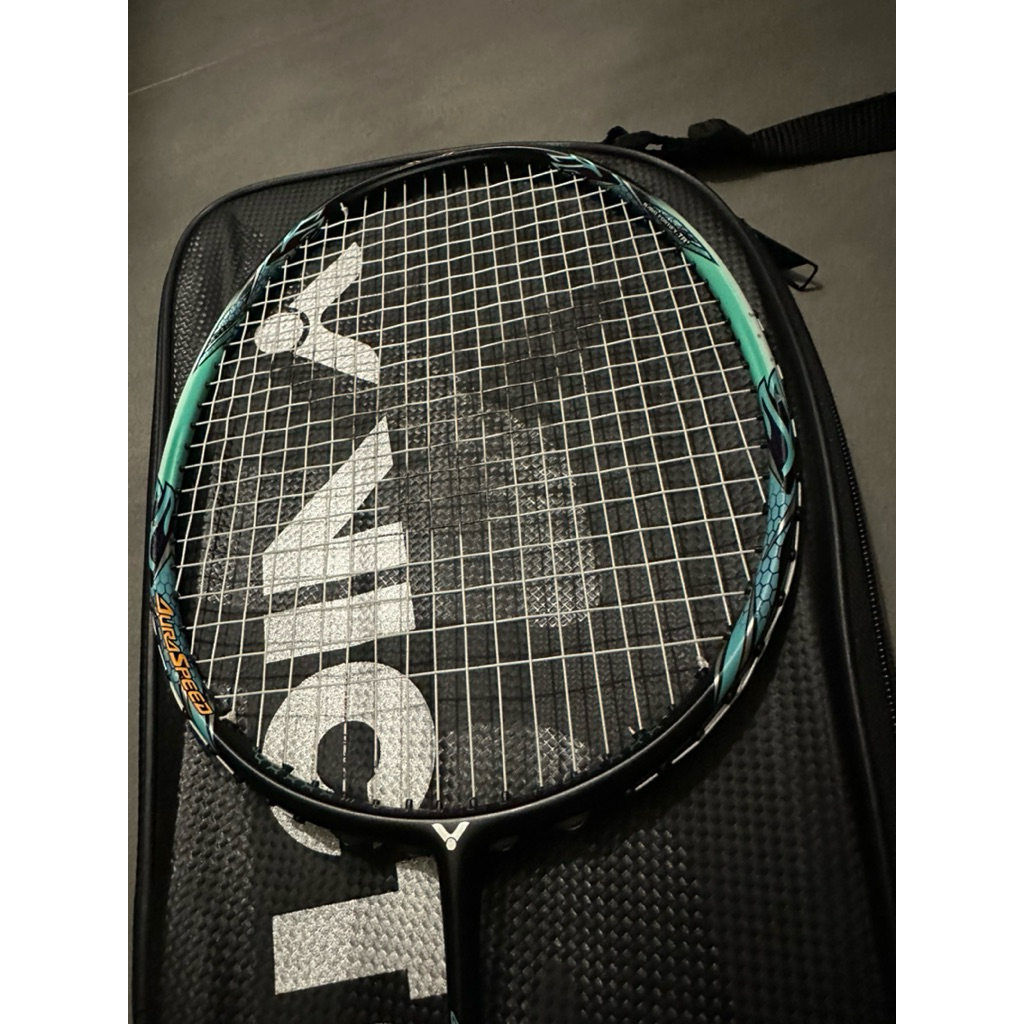 Victor Aura Speed 90K Metallic Badminton Racket (used) | Shopee Philippines