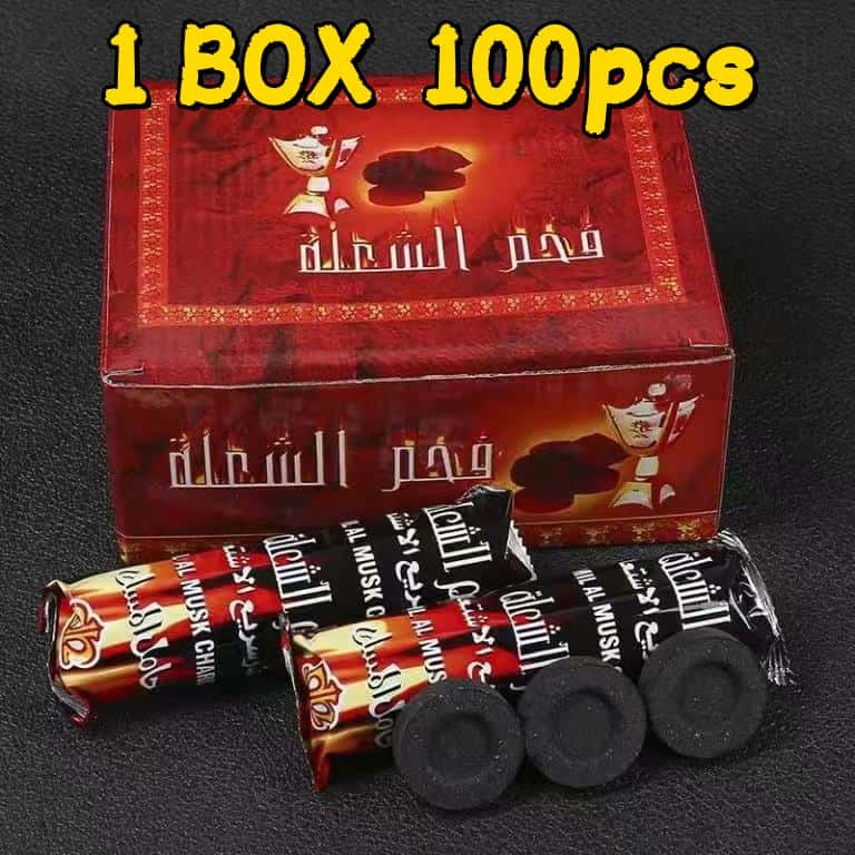 100pcs Smokeless Magic Charcoal Briquettes Barbecue Grills Charcoal ...