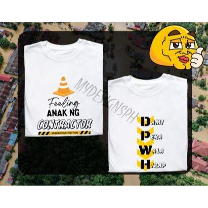 Feeling anak ng contractor meme shirt | DPWH Statement tshirt | Shopee ...