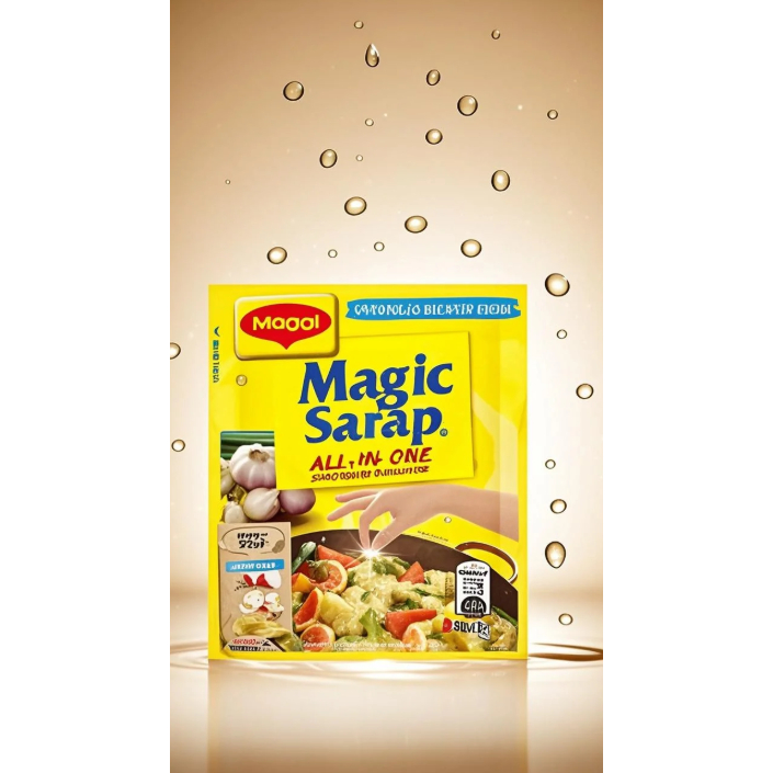 (COD) 1 BOX Maggi Magic Sarap All-In-One Seasoning Granules 8g x 16 x ...