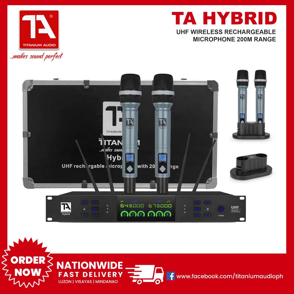 Titanium Audio Hybrid Microphone / Professional Wireless Microphone ...