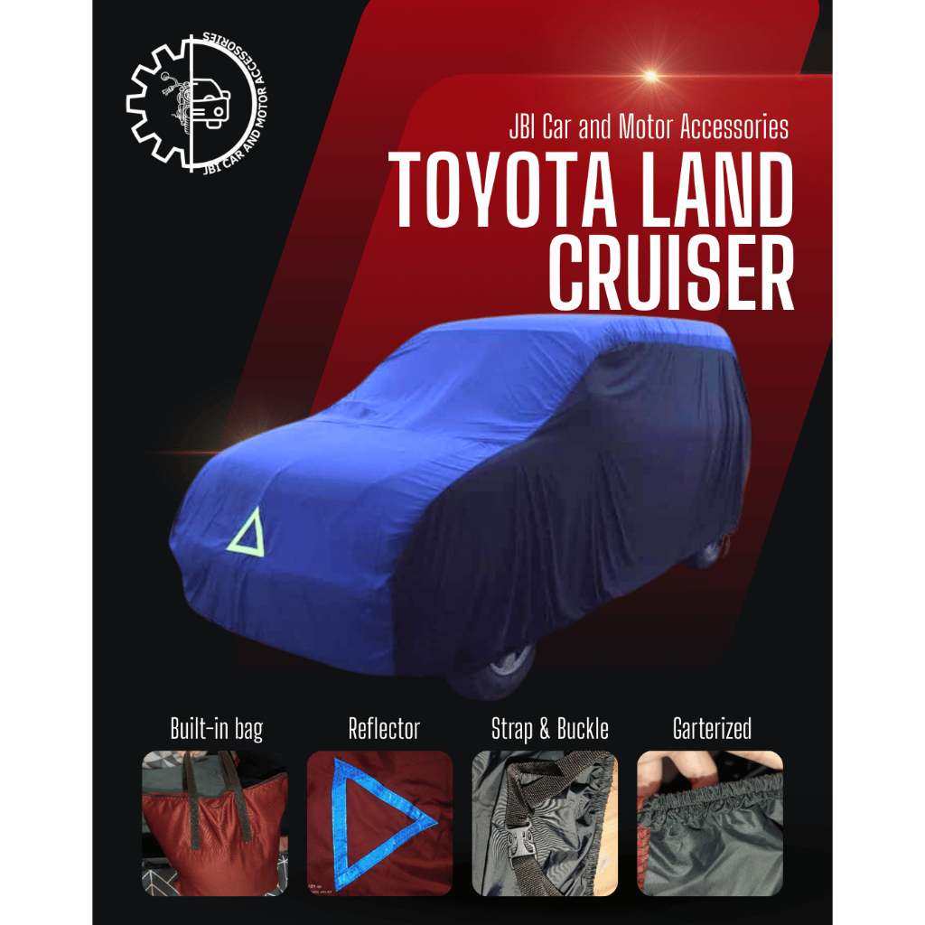 Toyota Land Cruiser Water Repellant High Quality Car Cover (Random ...