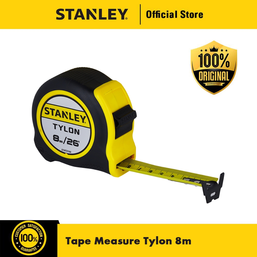 Stanley STHT37192 Tylon Blade Coating Tape Measure 8M | Shopee Philippines