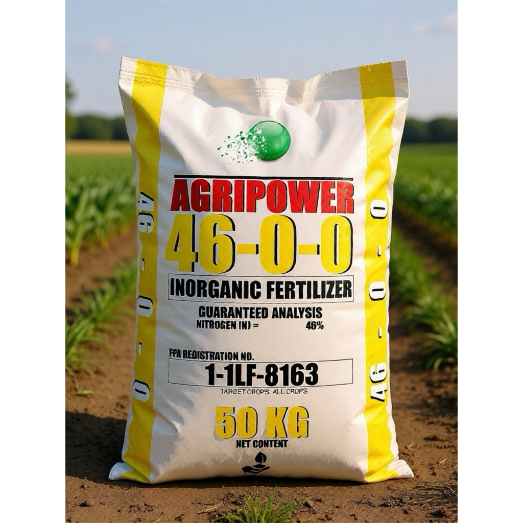 25 KILOS FERTILIZER UREA NPK 46-0-0 AGRIPOWER COATED SLOW RELEASE ...