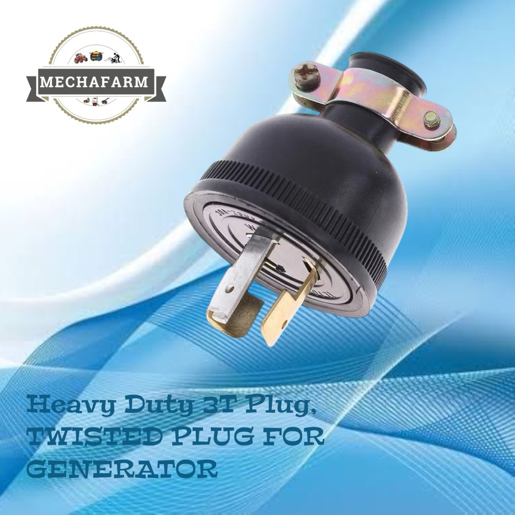 Heavy Duty 3T Plug Heavy Duty Generator 3T Male plug | Shopee Philippines
