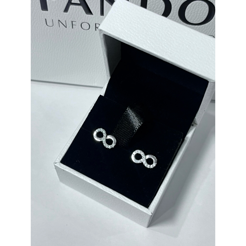 {Hessi Jewelry} Infinity earrings Pandora high quality non tarnish ...