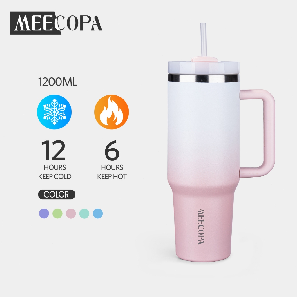 MEECOPA Vacuum Stainless Steel Coffee Mug With Lid Vacuum Flask Hot And ...