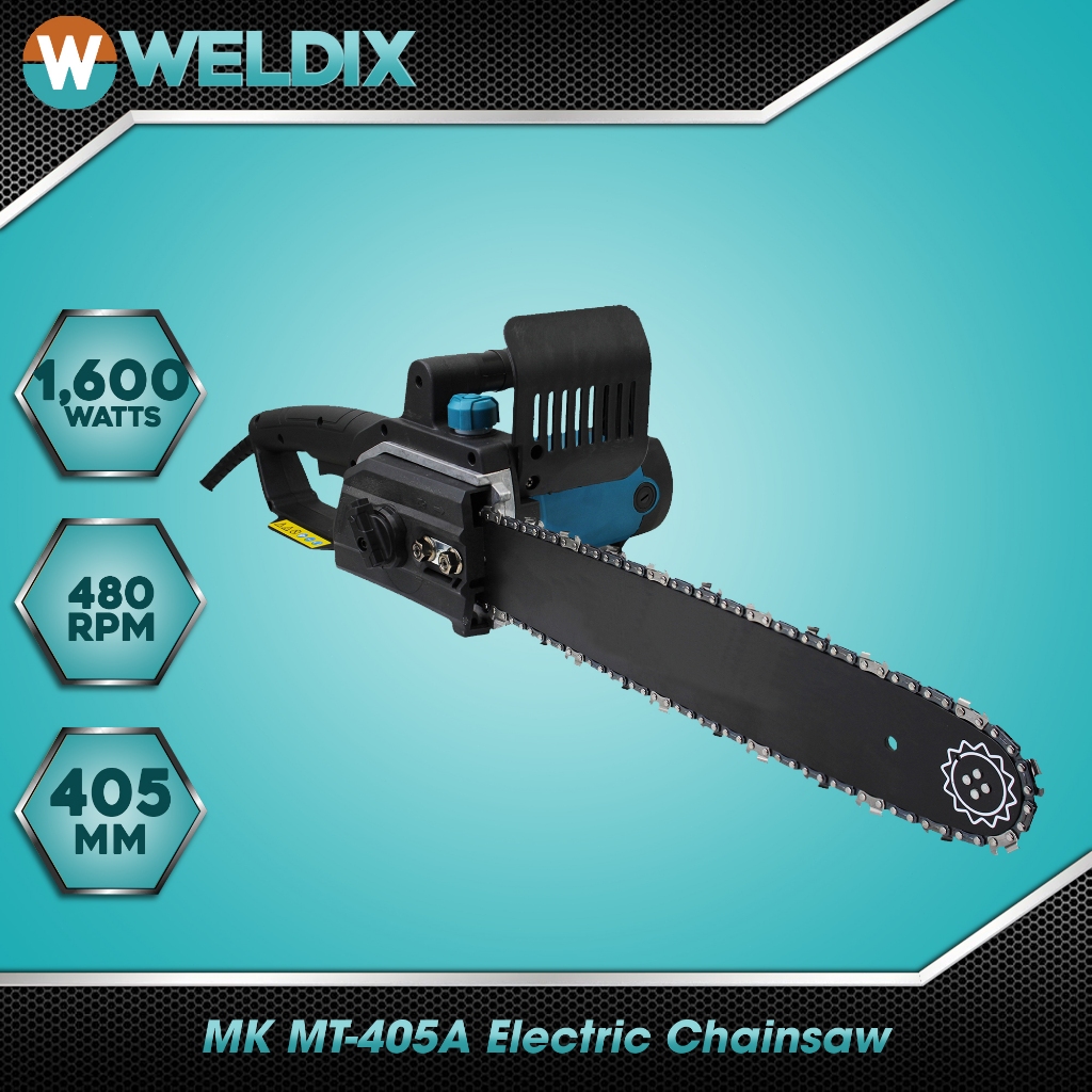 MK MT-405A Electric Chainsaw (16mm) | Shopee Philippines