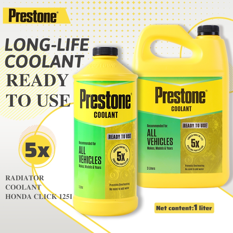 Preston Coolant Ready to use Green 1L-3L Car and Motorcycle Honda Click ...