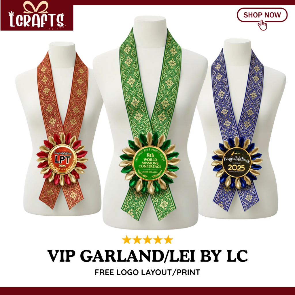 VIP Garland/Lei by LC (Customized Logo and Color) | Shopee Philippines