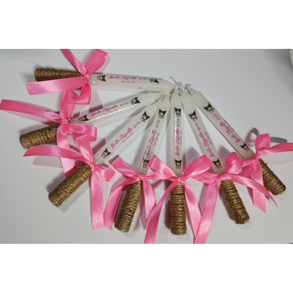 Candle for Christening/debut/birthday COMPLETE SET OF DESIGN (13 cm ...