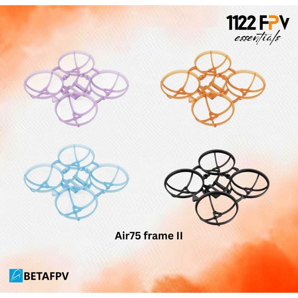 Betafpv Air 75 frame II tinywhoop frame for micro fpv drone | Shopee ...