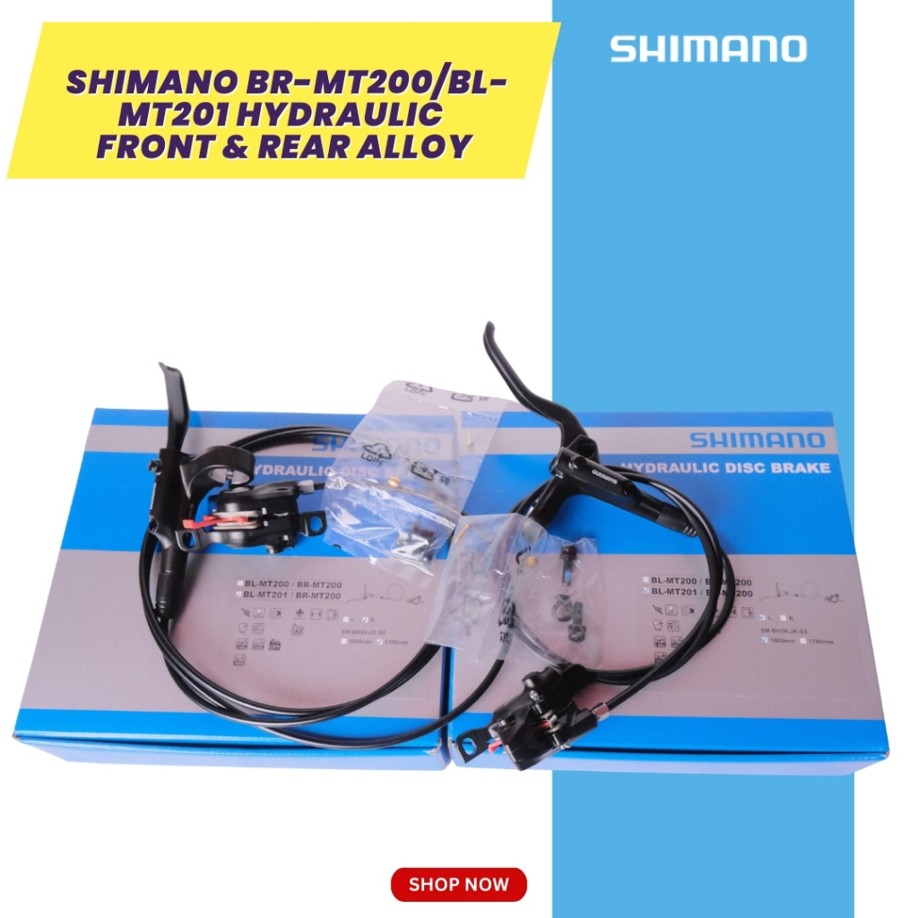 Shimano MT200 / MT201 Brakeset Hydraulic (ORIGINAL) | Shopee Philippines