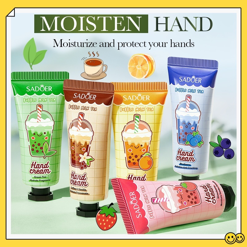 SADOER Hand Cream Gift Set - Moisturizing Hand Cream Small Tube Hydrating with Fragrance ...