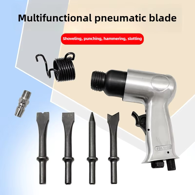 4500 BPM Mini Air Shovel Gun with 4 Chisels Pneumatic Pistol Gas Hammer ...