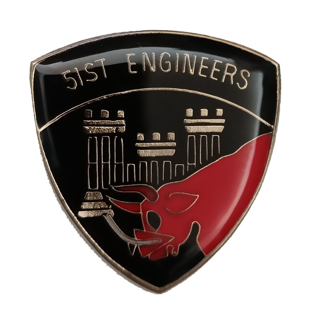 DIFFERENT PINS (51ST ENGINEERS, 53RD ENGINEERS, AGS, ORDNANCE, WE ...