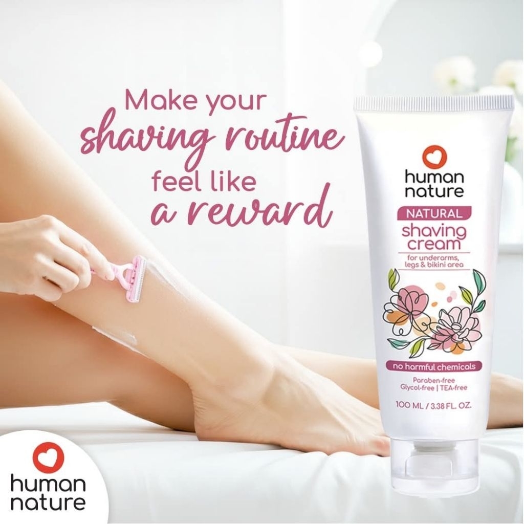 Human Nature Shaving Cream for Women (Paraben-Free) | Shopee Philippines