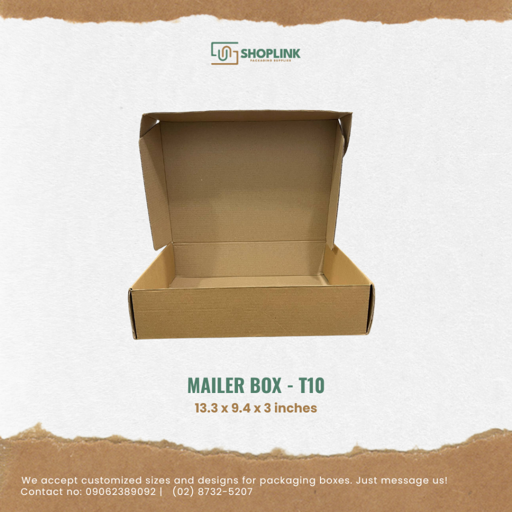 Mailer Box | Tbox | T10 | 25pcs | Corrugated Packaging | Gift Box ...