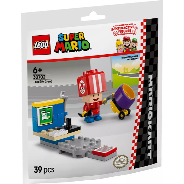 Polybag: 30702 Super Mario Toad (Pit Crew) | Shopee Philippines
