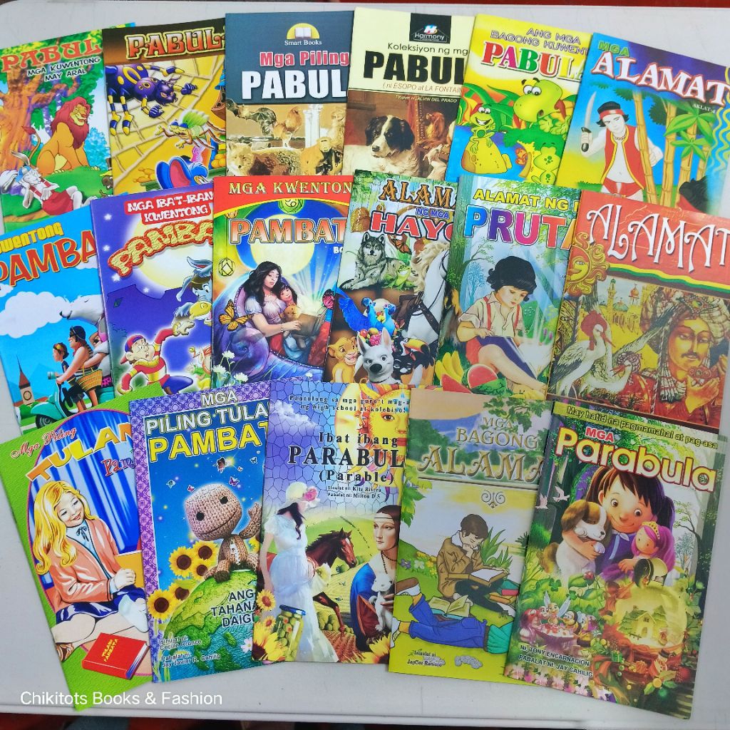 Sold per 1/5pcs Short Story Books 32 pages | Pabula Kwentong may Aral ...