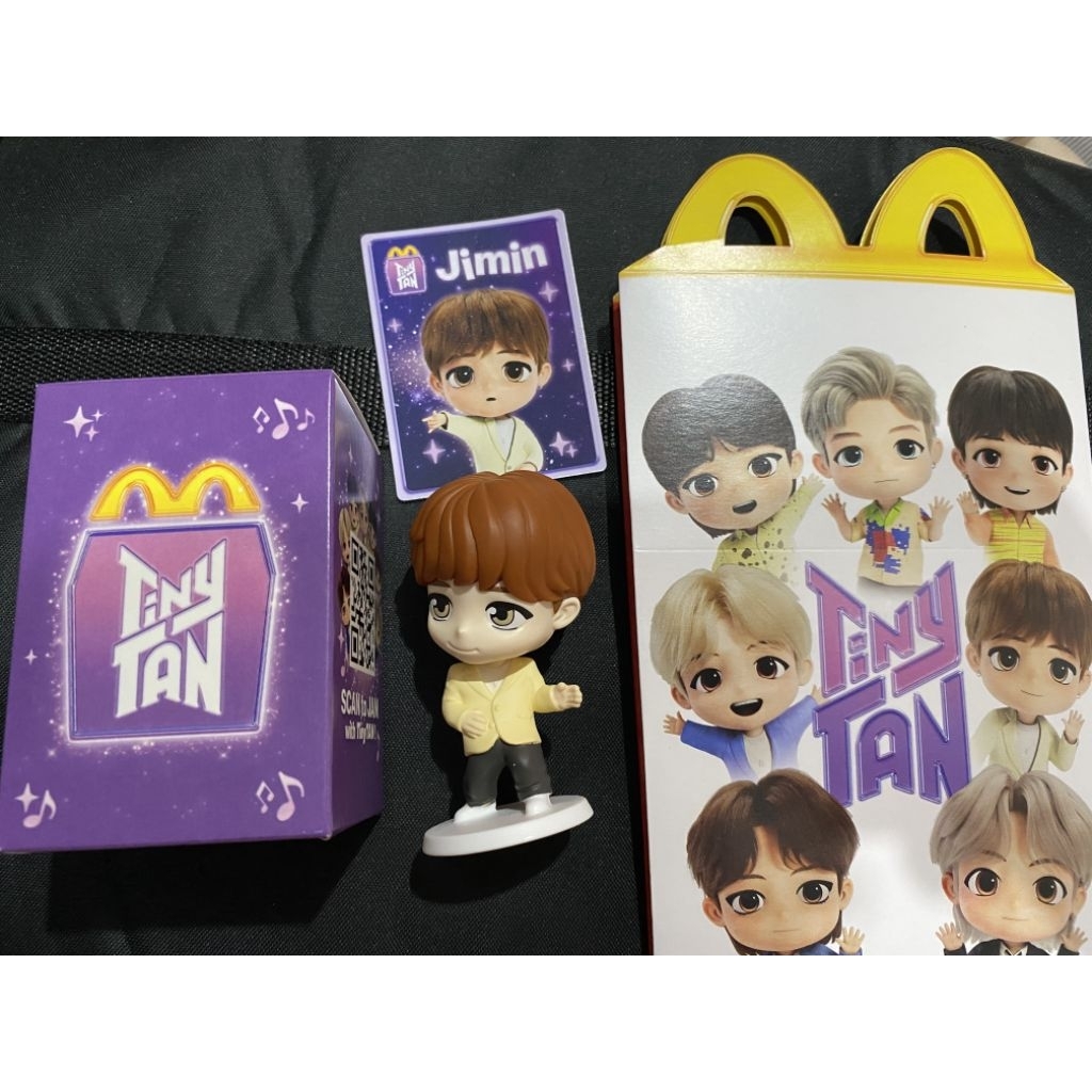 McDonald's Jimin Figure Tinytan Jimin Figure Tiny tan Jimin Figure | Shopee Philippines
