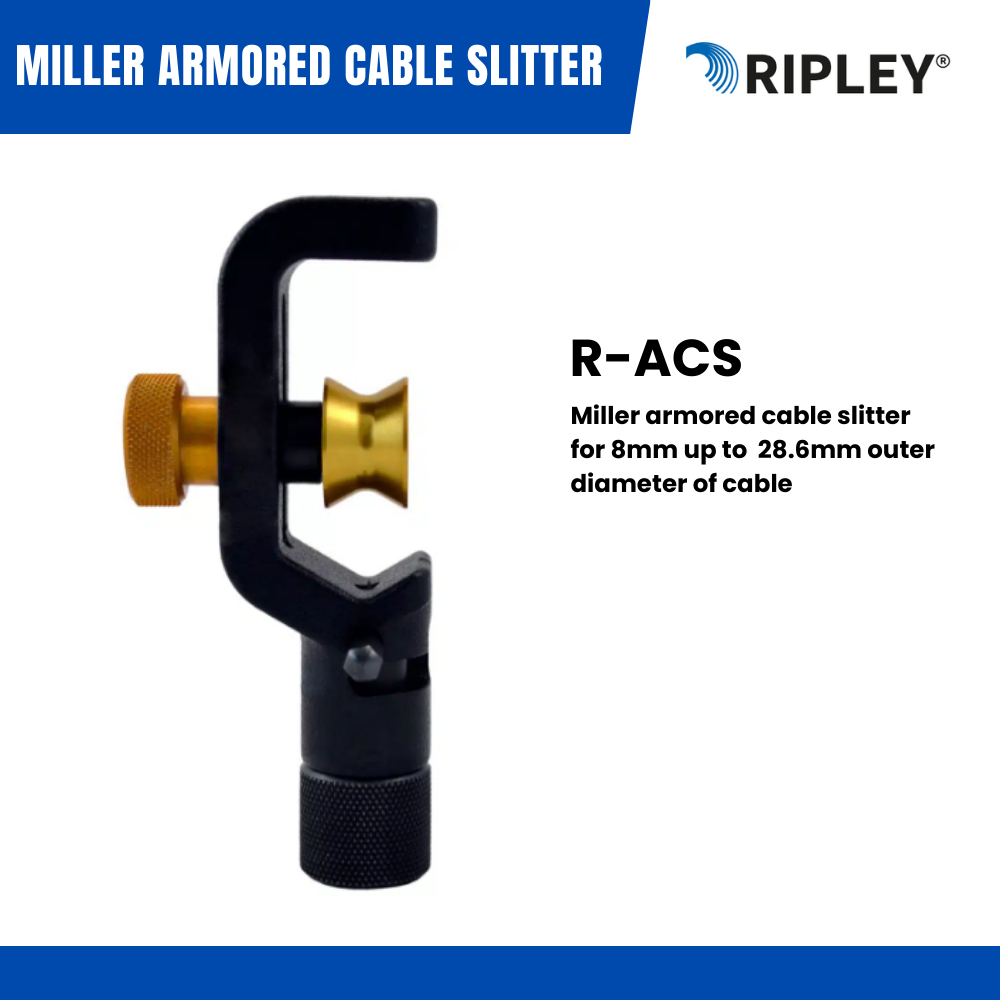 Ripley Miller ACS/ACS-2 Armored Cable Slitter 8-28.6mm/4-10mm Outer ...