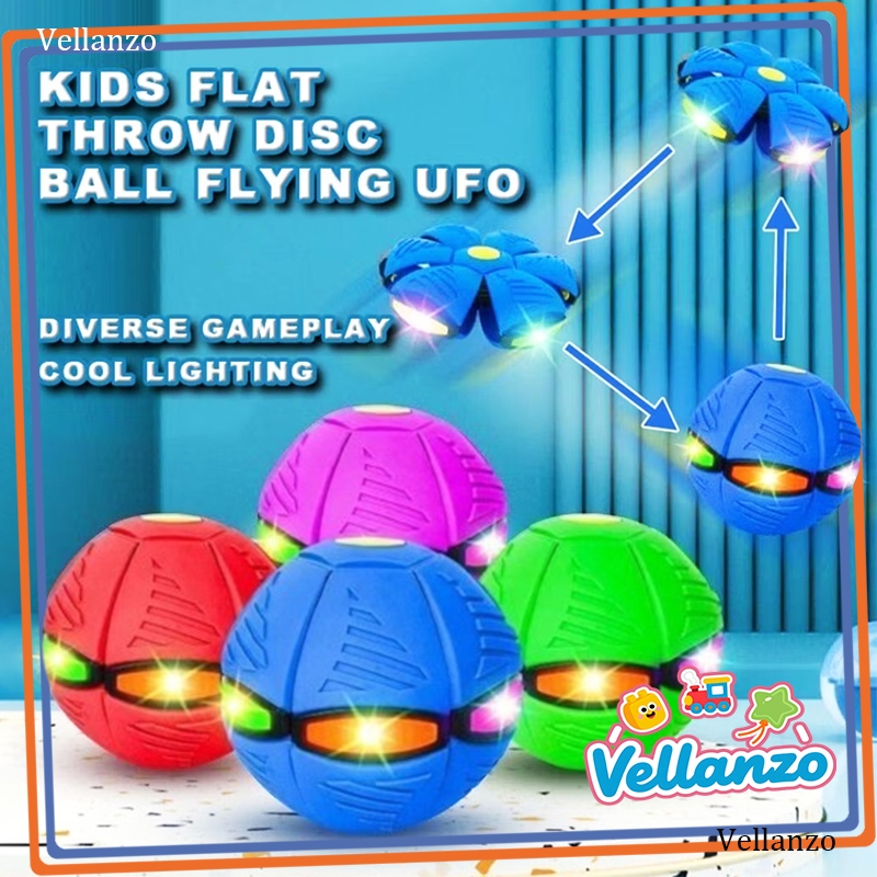 Bouncing Ball UFO Flying Ball Kids Throw Disc Magic Balls Boy/Girl ...