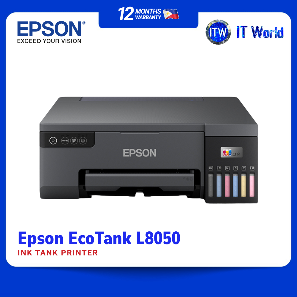 Epson EcoTank L8050 Ink Tank Printer | High-Quality Photo / PVC / CD ...