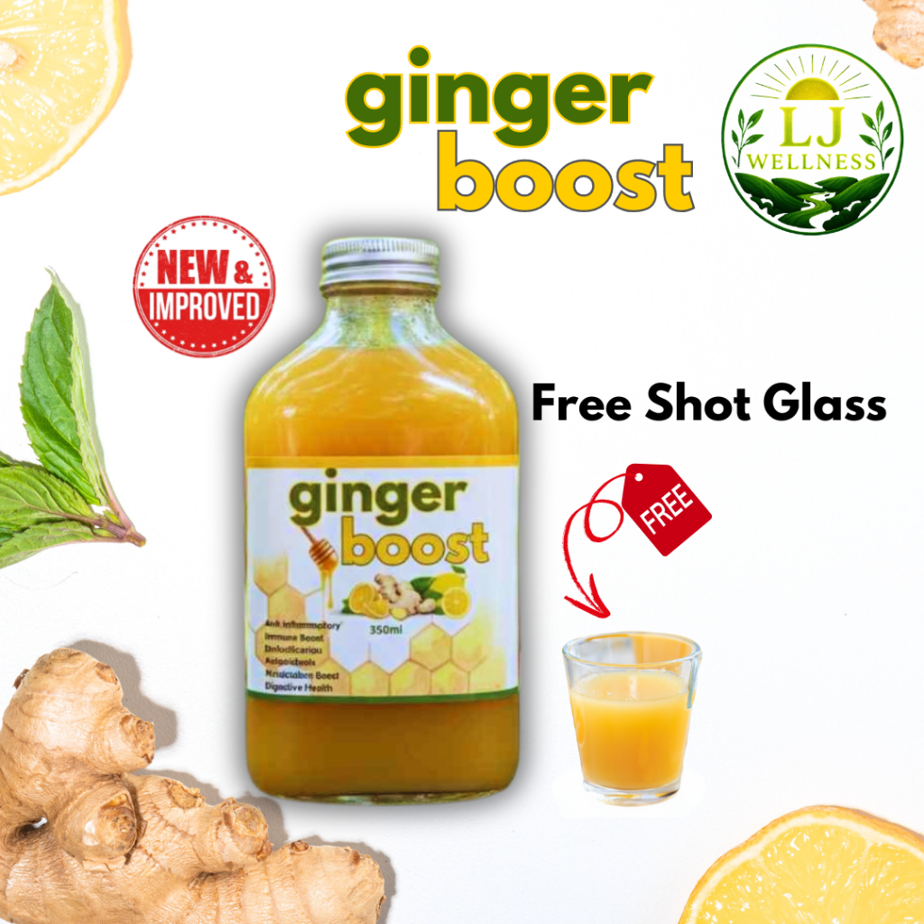 LJWellness Ginger Boost 350ml Bottle - Natural Healthy Juice Immunity ...