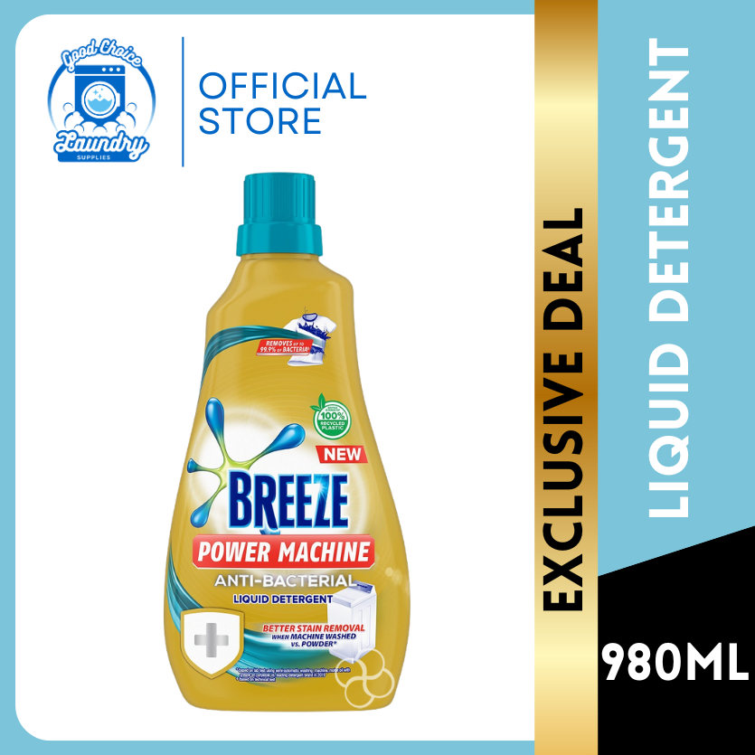 Breeze Liquid Detergent Antibac 980ml | Shopee Philippines