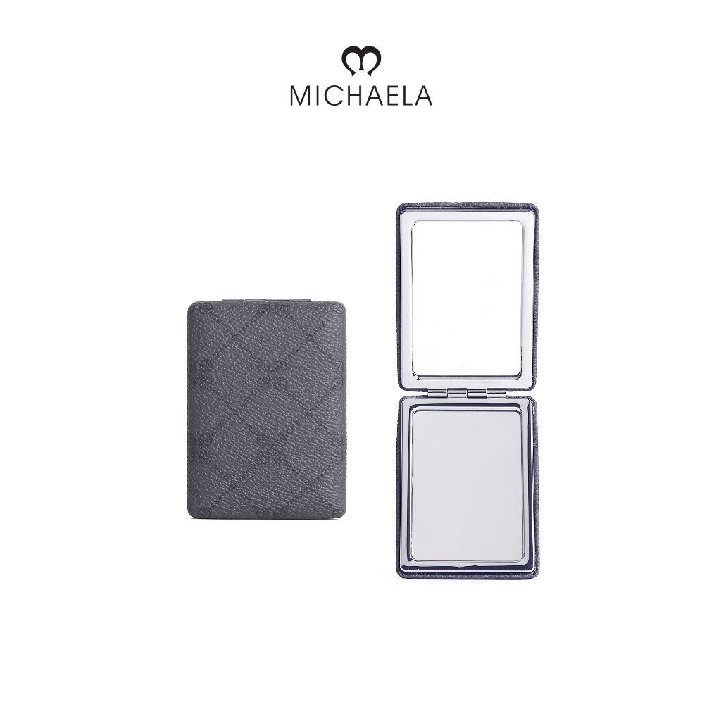 MICHAELA Rectangle Checkered Small Mirror Portable High-Definition for ...