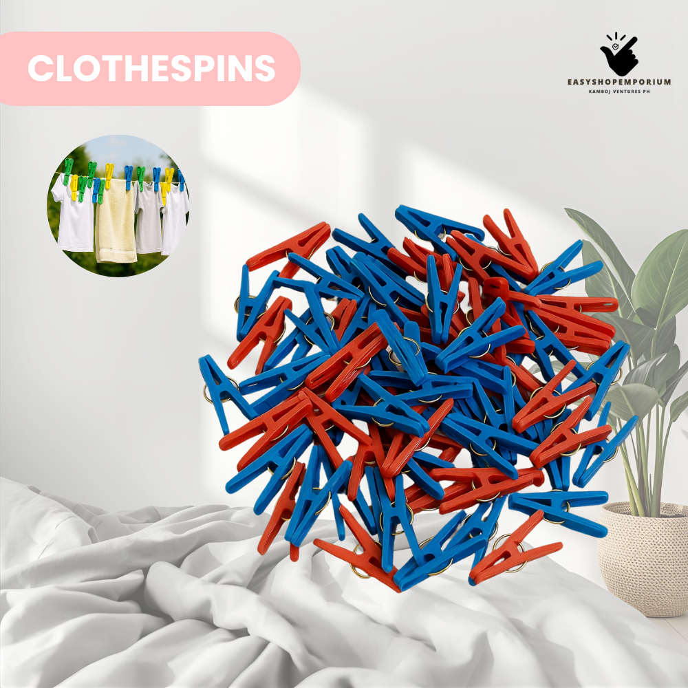 EasyShop 50pcs Regular & Jumbo Sipit sa Damit Laundry Clip Ipit ...