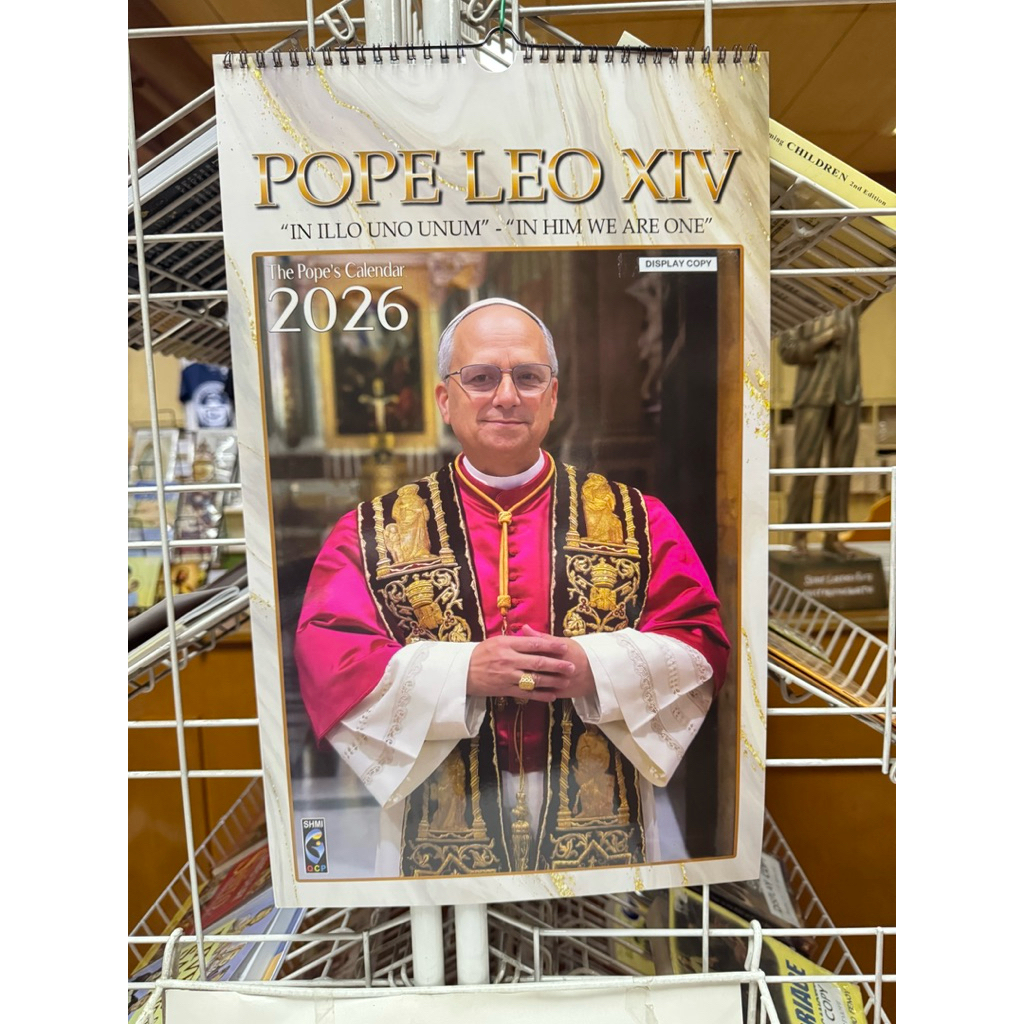 Calendar 2026 Wall Pope Leo Xiv Shopee Philippines