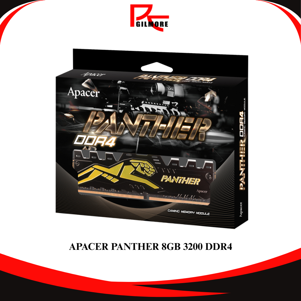Apacer Panther 8GB DDR4 3200MHz Desktop RAM | Gaming Memory Module ...