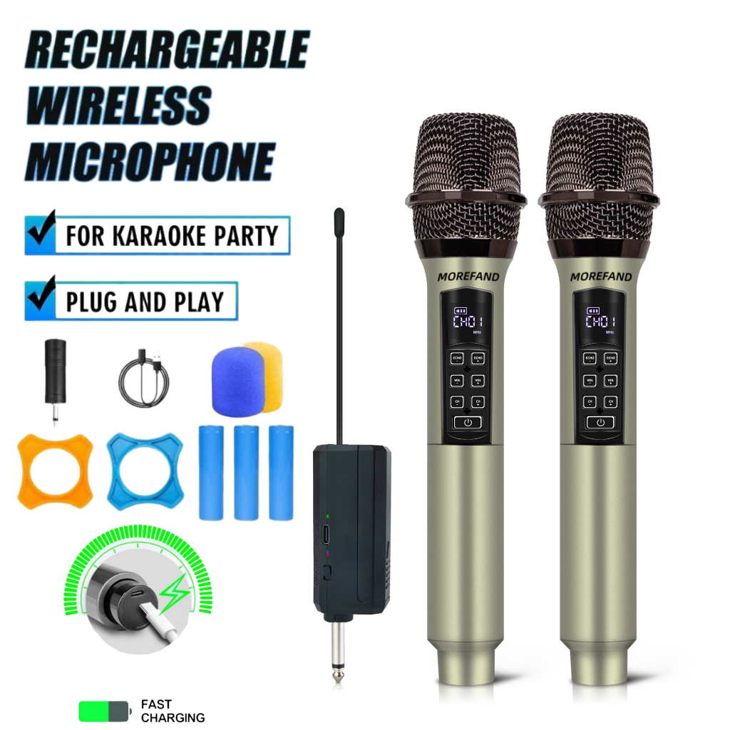 UHF wireless microphone original X-7mix/X-4mix branded,Karaoke Mic ...