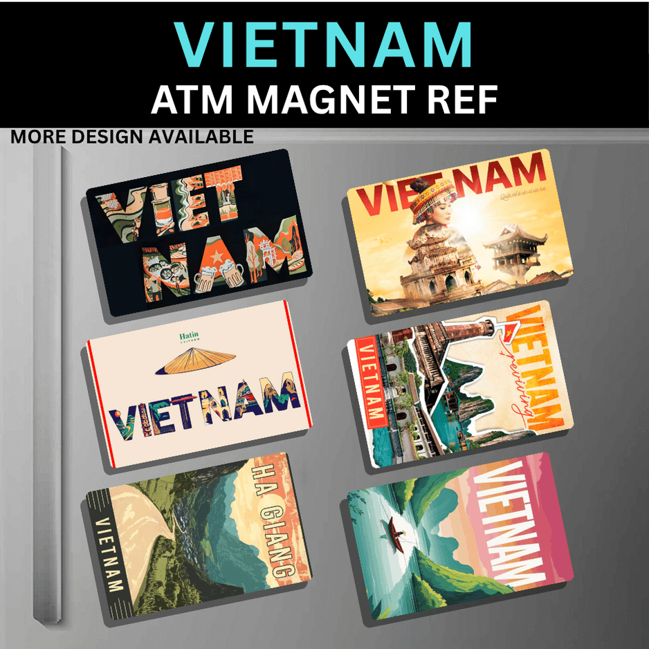 VIETNAM - REF MAGNET ATM SIZE Waterproof, Scratch-Proof, Cheap ...