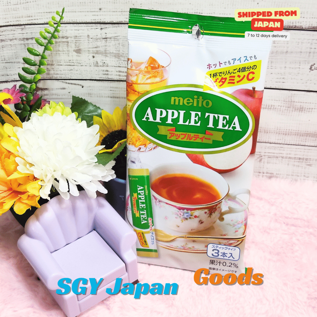 Japanese Meito Apple Tea 3 Sticks | Vitamin C Rich Instant Tea ...