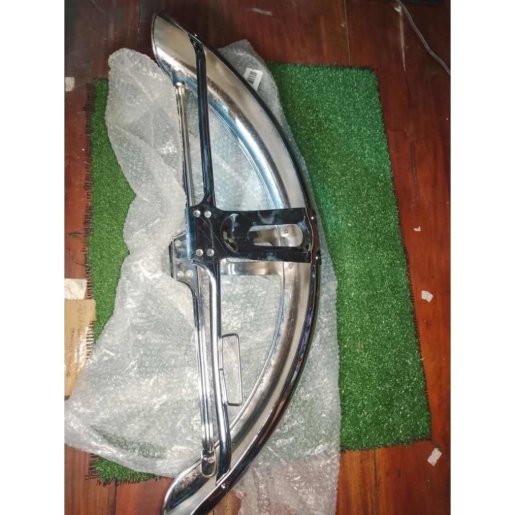 HONDA TMX 125 ALPHA FRONT FENDER STAINLESS | Shopee Philippines
