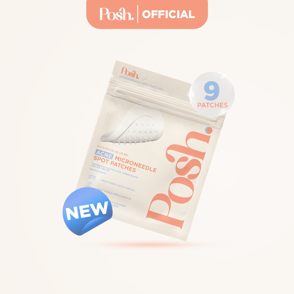 MICRONEEDLE Posh Skin Pimple Patch 9pcs – Micro Pin Hydrocolloid Acne ...