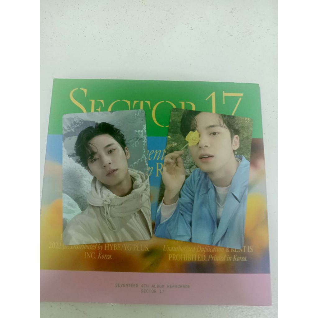 SVT SECTOR17 COMPACT UNSEALED BUT COMPLETE INCLUSIONS MINGYU RPC SET ...