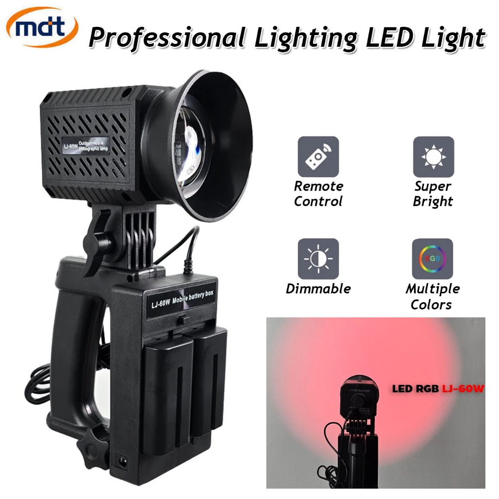 Professional Lighting Solution Photo & Video LED Light RGB Spotlight ...