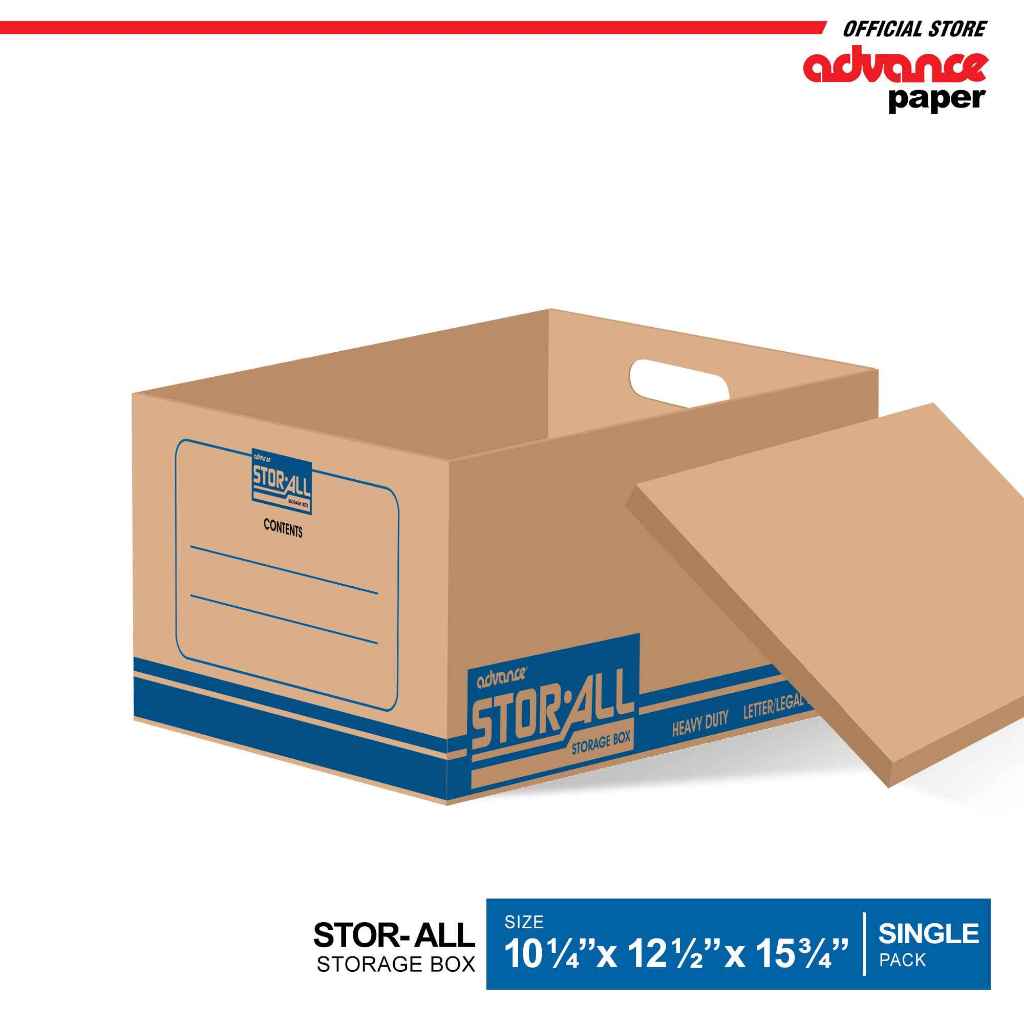 Advance Stor-All Storage Box with Lid | Shopee Philippines