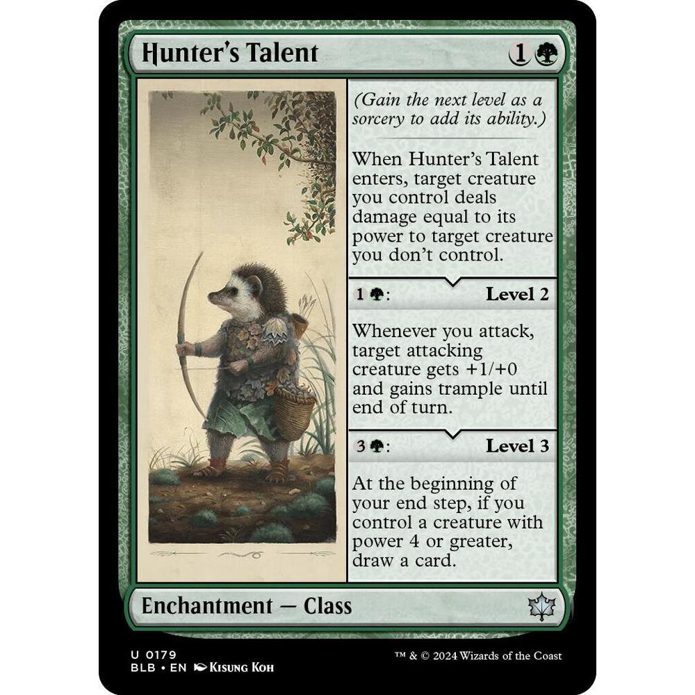 Hunter's Talent - Bloomburrow (BLB) MTG | Shopee Philippines