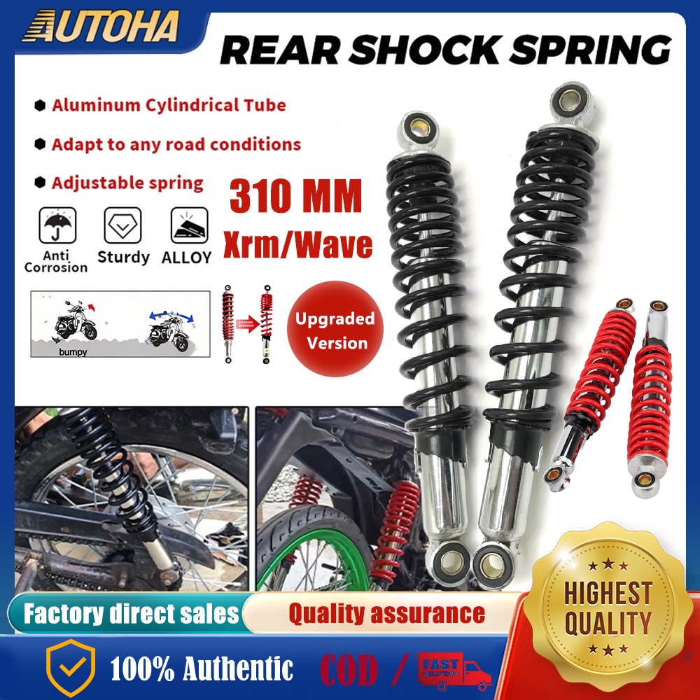 2PCS Motorcycle Rear Shock 310MM for XRM110 XRM125 WAVE100 WAVE110 ...