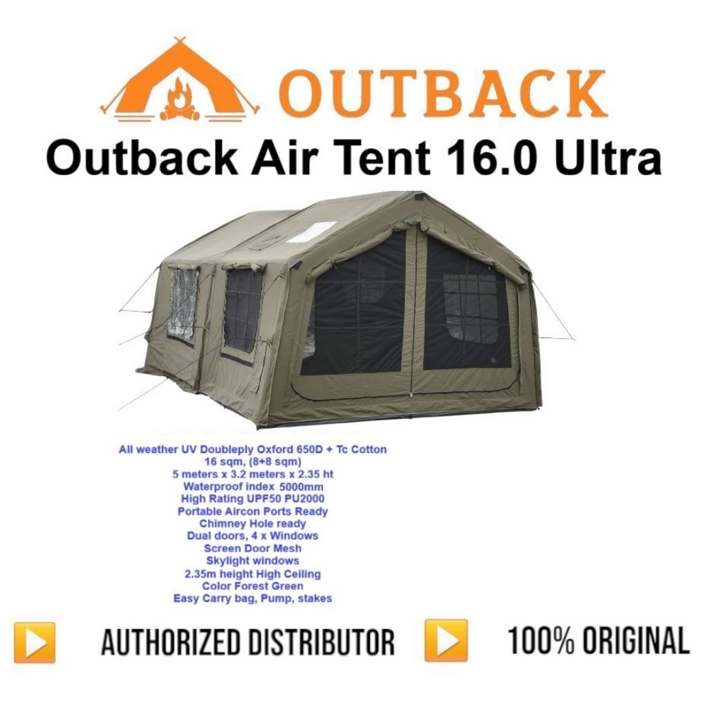 Outback Air Tent 16.0 Ultra. inflatable Tent. camping tent. naturehike ...