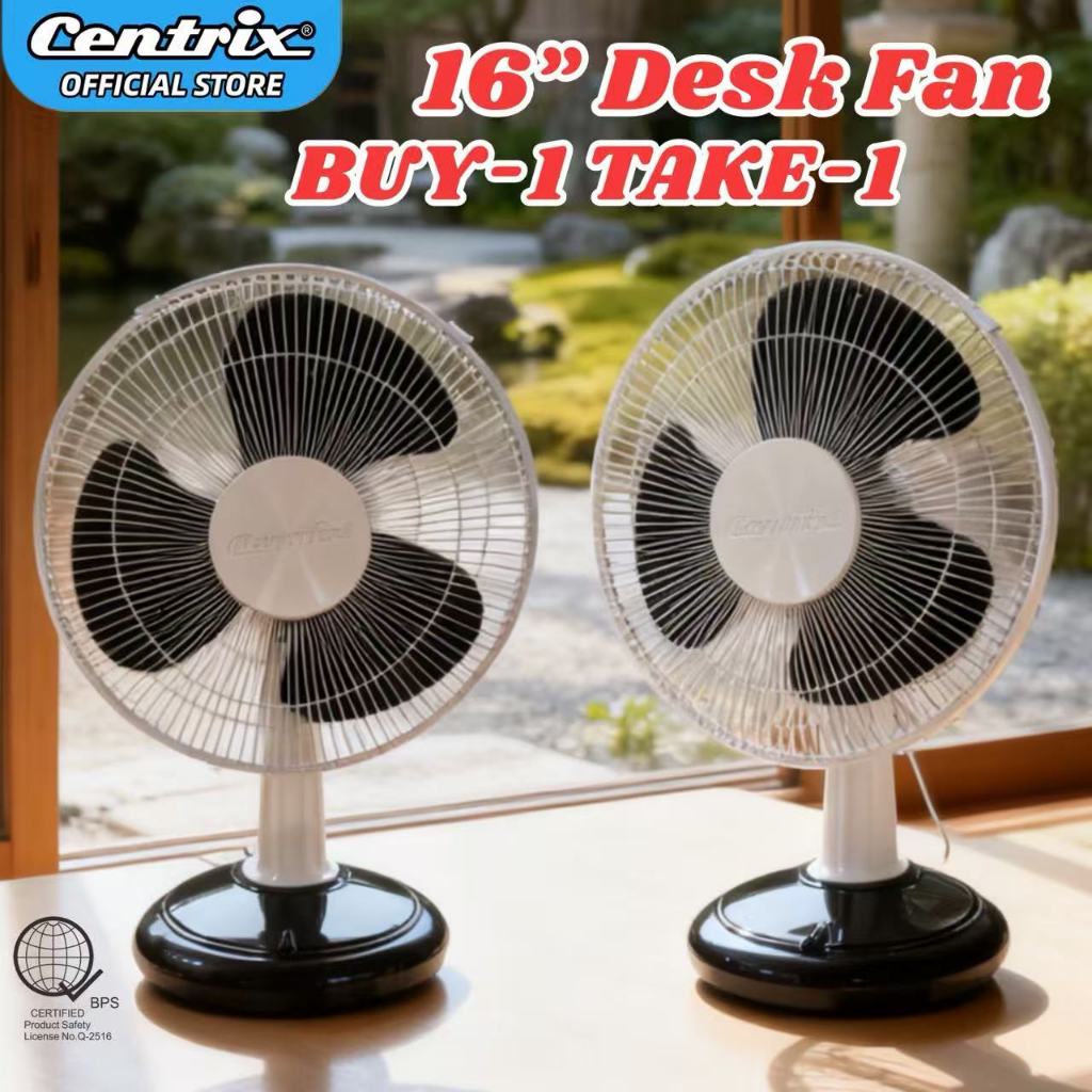 COD Centrix 16'' Desk Fan BUY-1 TAKE-1 3-Speed Strong Wind 1Year ...