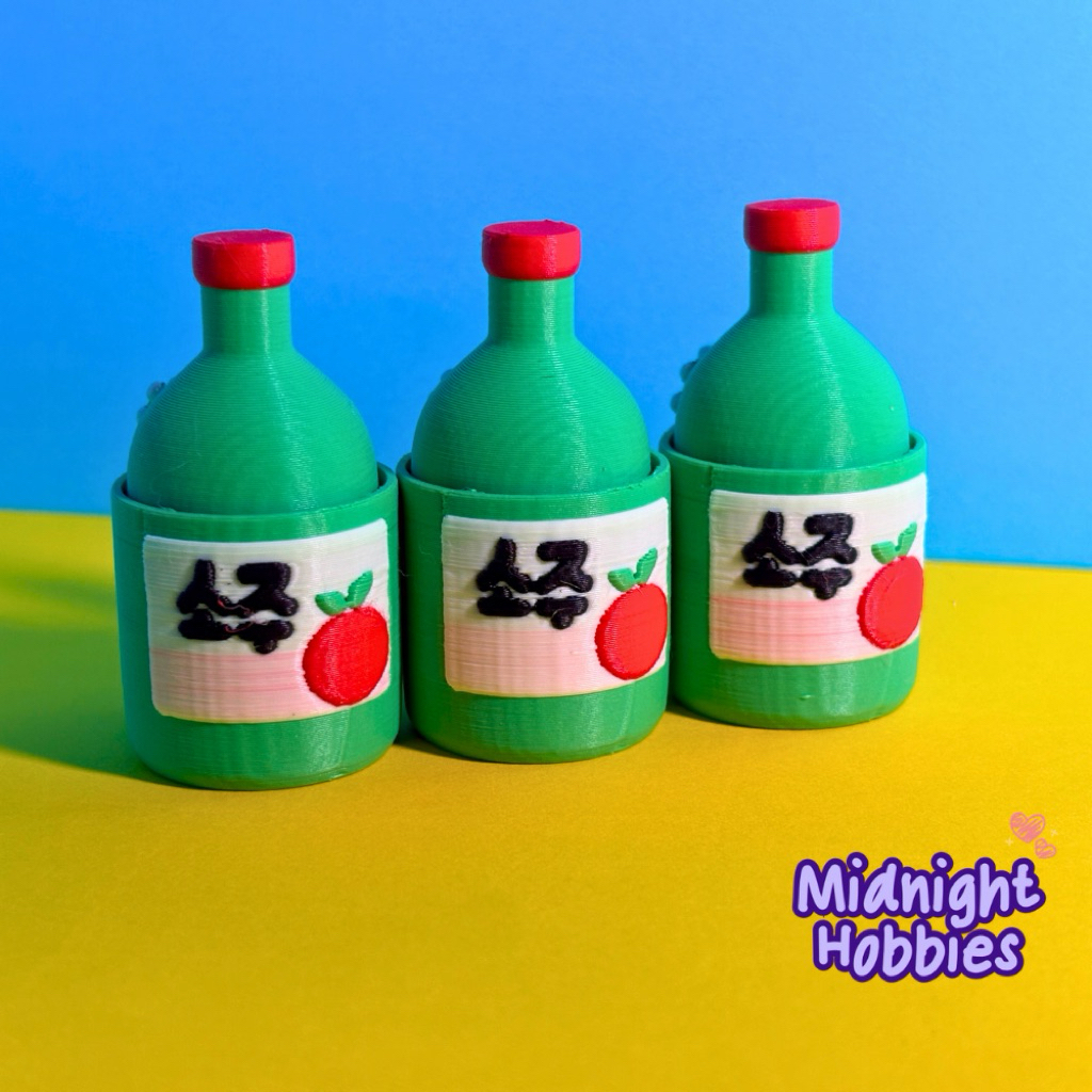 [SALE!] Korean Soju Bottle Fidget Clicker | 3D printed | Shopee Philippines